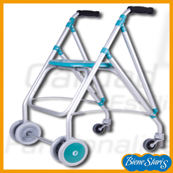 ANDADOR ARA PLUS CON RUEDAS ATRAS Y ASIENTO - Bienestaris. Ortopedia Online